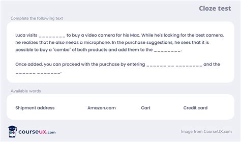 Cloze Test What Is It And Why Its Important In Ux Writing Ux Design