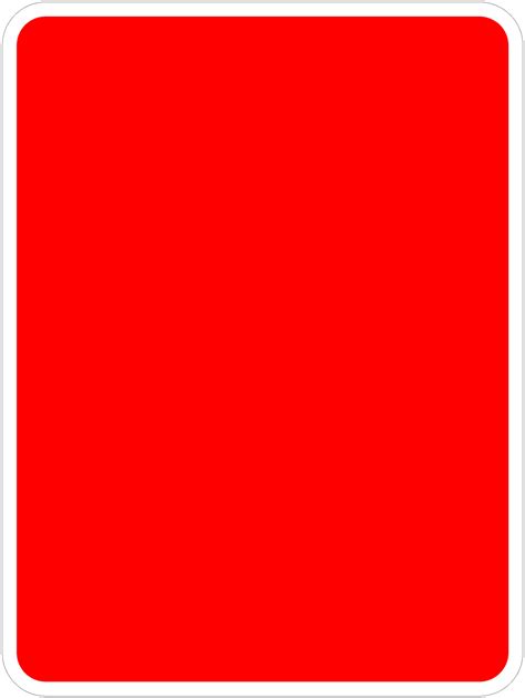 Red Color Rectangle