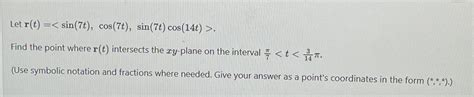 solved let r t find the point where r t ﻿intersects the
