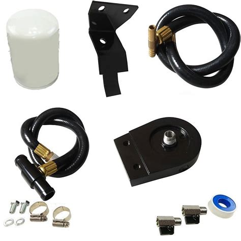 Black Coolant Filtration Kit Ford 60l Powerstroke 2003 2010