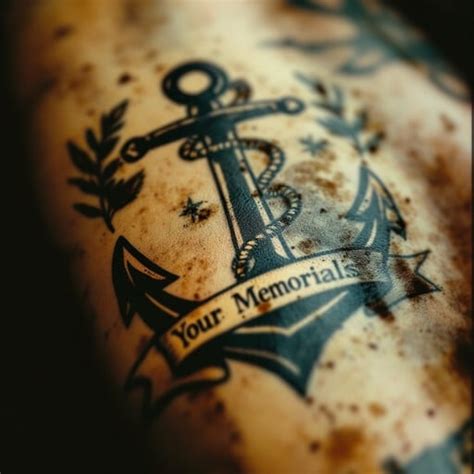 Anchor Memorial Tattoo