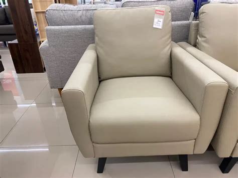 Sale Sofa Seater Cream Kulit Bisa Cicilan Peralatan Kantor