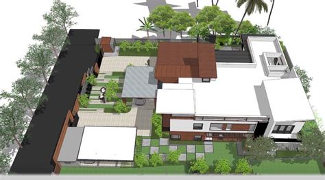 Birds Eye View Of A House Modern House Plan 3 Bedrooms 2 Bath 1777