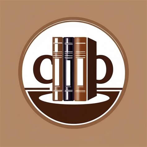 Premium Photo Logo For A Library Contain A Combination Of Books And Global And Inkwell Pen