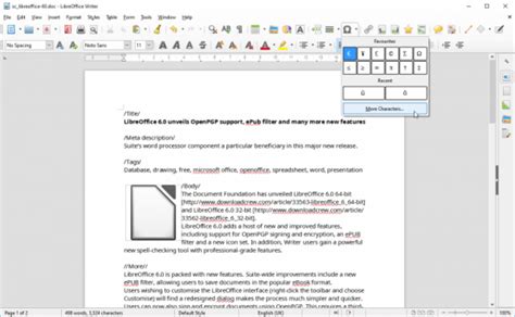 LibreOffice 6 Unveils OpenPGP Support EPUB Filter And Many More New Features BetaNews