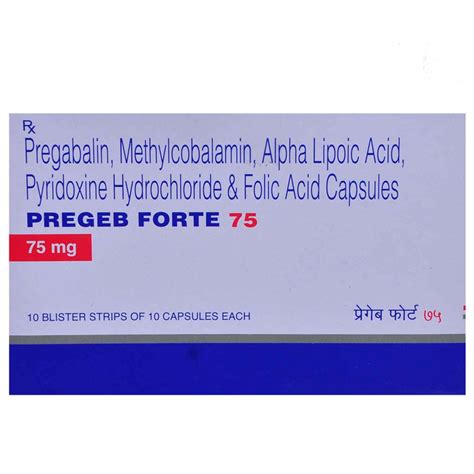 Pregeb Forte 75 Capsule View Usage Side Effects Price And Subtitute Egmedi