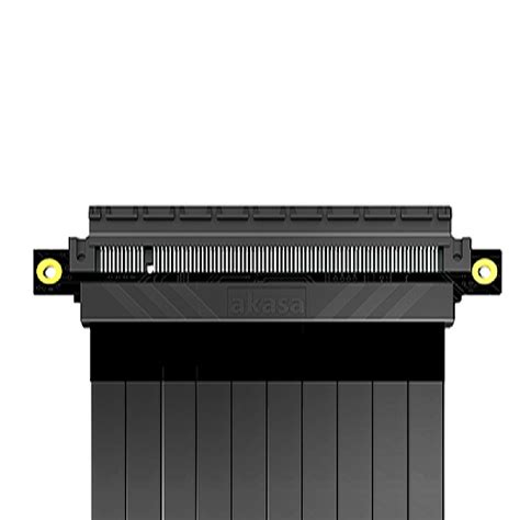 Akasa Riser Black Xl Premium Pcie 30 X 16 Riser Cable100cm 180° Pcie