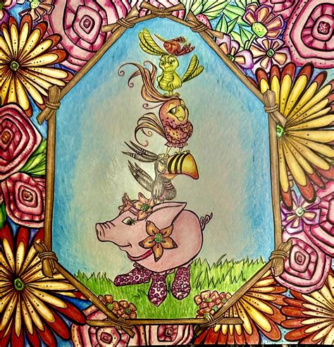 Birds In The Forest By Denyse Klette Done With Brutfuner Pencils