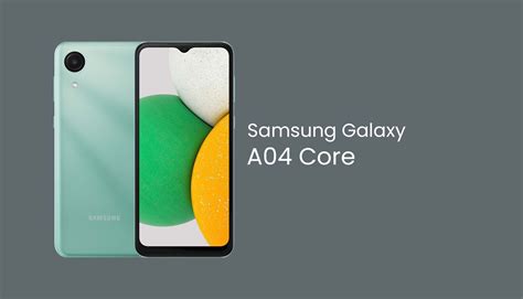 Samsung Galaxy A04 Core Specs Faq Comparisons