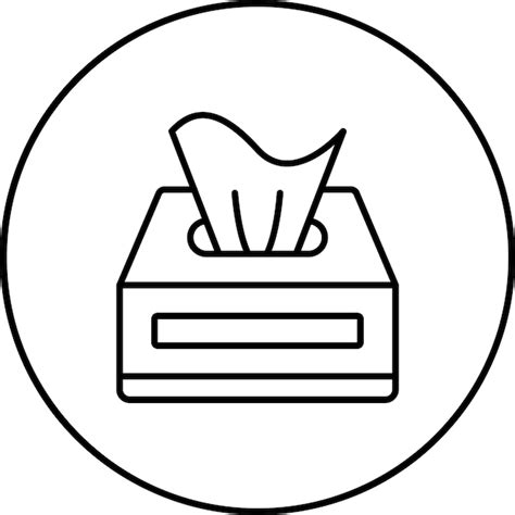 Premium Vector Tissue Box Icon