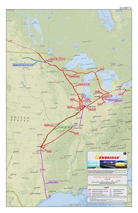 Enbridge Pipeline Map