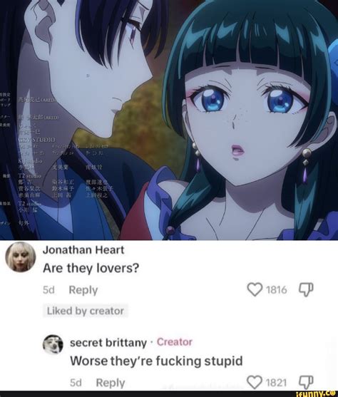 Jonathan Heart Are They Lovers Sd Reply Gp Liked By Creator Secret