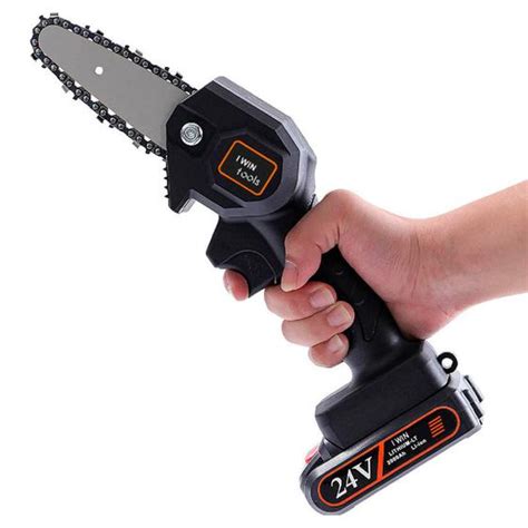 Mini Motoserra Portátil 48v Elétrica Potente Motosserra Motosserra