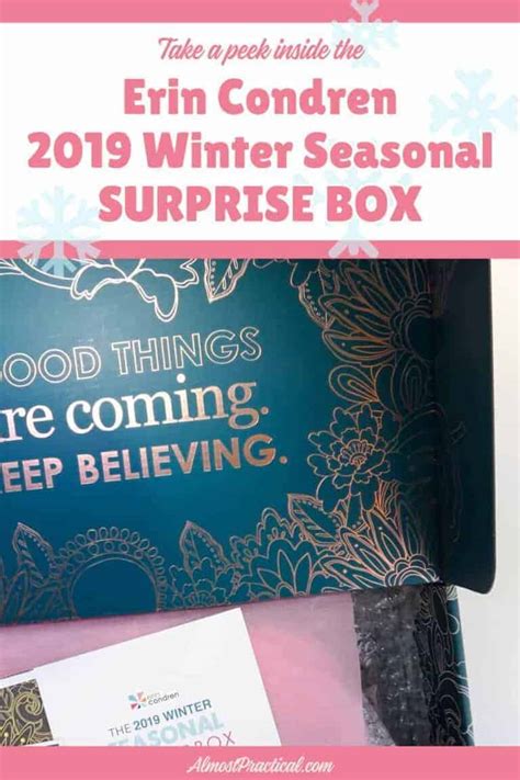 2020 Erin Condren Spring Surprise Box Unboxing Spoiler Alert