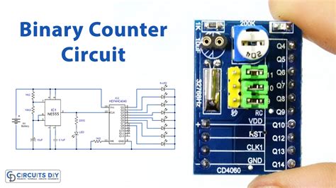 binary counter circuit diagram