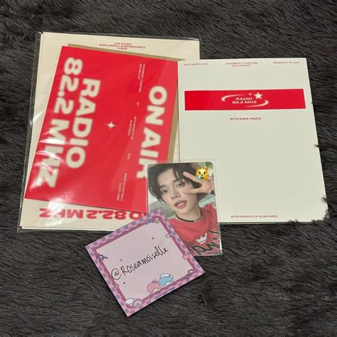 Txt Tcc Fight Or Escape Foe Yeonjun Hatdecokit 2024 Letter Sticker