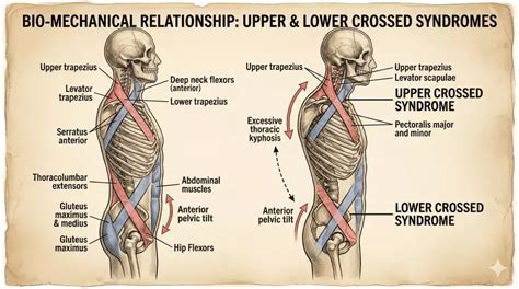 Upper Crossed Syndrome Chart Upper与lower Upper Sum和lower