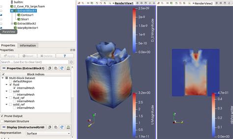 FSI Solids Foam Tuto Stiff Materials Issue CFD Online Discussion Forums