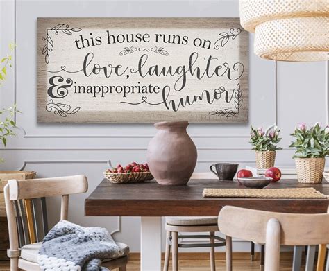 Large Canvas Inappropriate Humor Stretched On Wood Great Living Room Decor Or Housewarming Gift