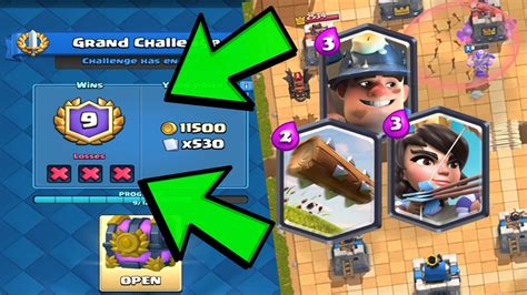 Clash Royale Miner Princess Log Cycle Deck Best Arena 9 Deck Around