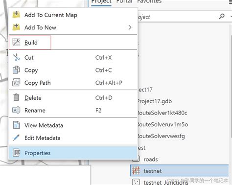 基于arcgis Pro创建简单路网数据集并发布服务怎么构建路网集 Csdn博客