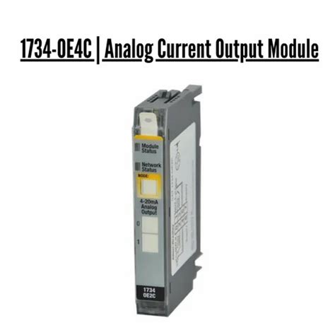Allen Bradley 1734 OE4C Analog Current Output Module At 28027 Piece Analog Output Module In
