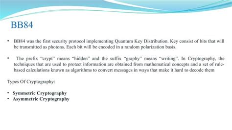 Cryptography Assignment Iii Quantumpptx