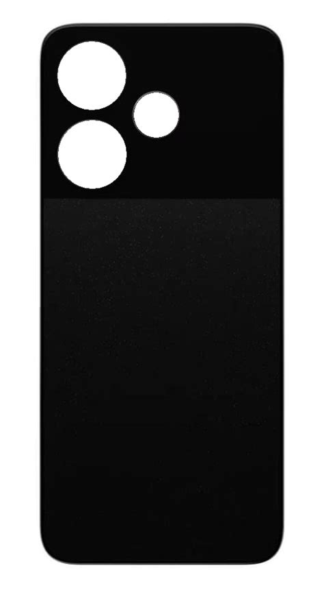Back Panel Cover For Xiaomi Poco M6 Plus 5g Black