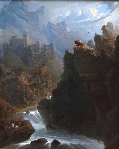 John Martin Romantic Landscape Painter Tuttart Pittura