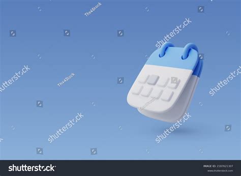 3d Vector Calendar Assignment Time Management Stock Vector Royalty