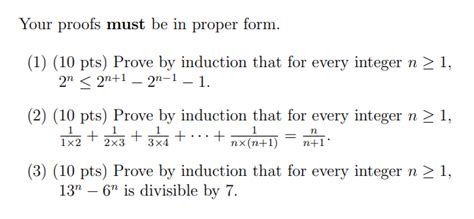 solved your proofs must be in proper form 1 10 pts