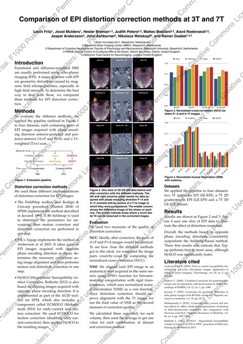 Pdf Comparison Of Epi Distortion Correction Methods At 3t And 7t