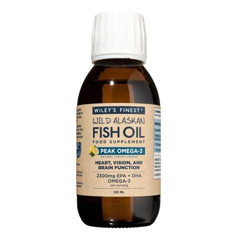 Peak Omega 3 Liquid 125ml Wileys Finest Bodywise Health Foods