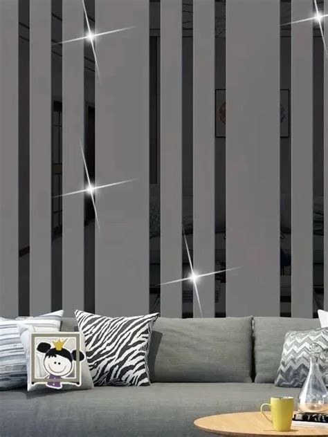 Глянцева наклейка настінна акрилова для декору стін «Молдинг 30 3 240 см 3 шт Чорний Id