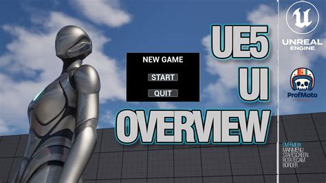 User Interface For Unreal Engine 55 Overview For New Series Ue5