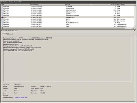 Application Error Windows Logs Event Id Win Related Solved Windows Forums