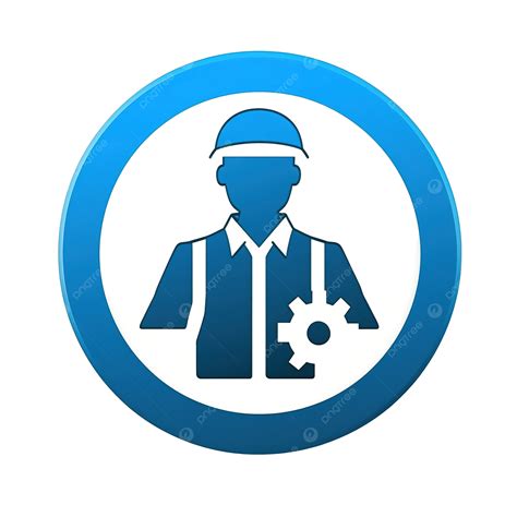 Cor Do Símbolo Do Técnico Png Técnico Trabalhador Manutenção Png