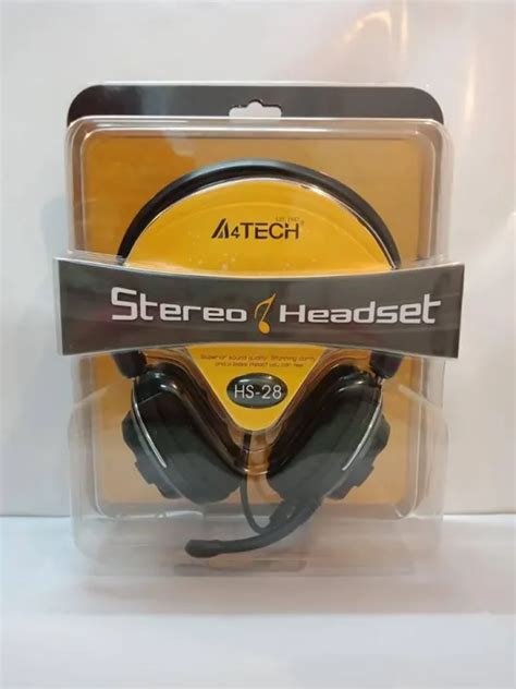 A4tech Hs 28 Headset Black Lazada Ph