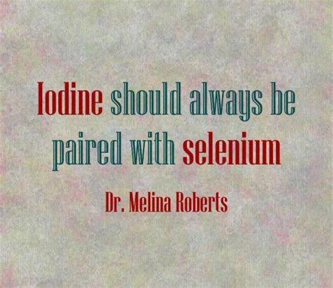 Pairing Iodine And Selenium Advanced Naturopathic