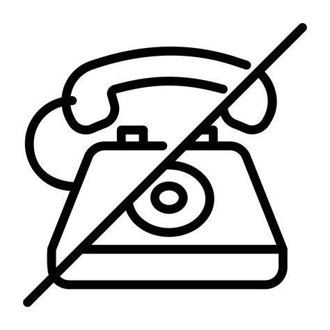 Ready To Use Line Icon Of No Communication 12678057 Vector Art At Vecteezy