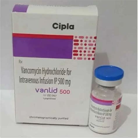 Vancomycin Hydrochloride Injection 1 Treatment Severe Bacterial Infections At Rs 230 Vial In