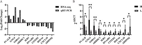 Comparison Of Gene Expression A Comparison Of The Fold Change Download Scientific Diagram