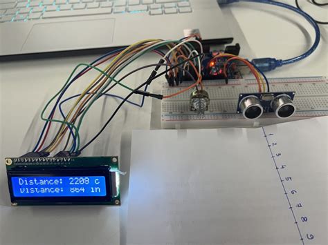 Ultrasonic Sensor HC SR And LCD IAAC BLOG