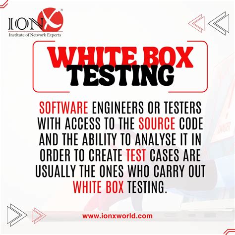 Ionx Networking Security And Software On Linkedin Whiteboxtesting Softwaretesting