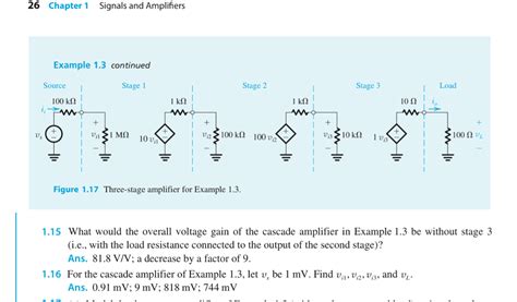 Solved Chapter Signals And Amplifiers Example Chegg