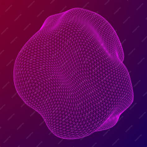 Premium Vector Abstract Wireframe Mesh