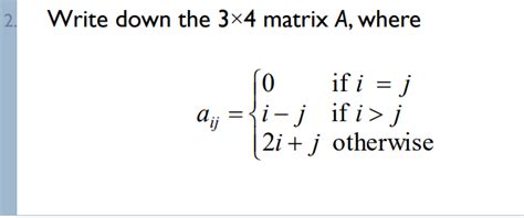 Solved Write Code C Open Gl Down The 44 Matrix Ask