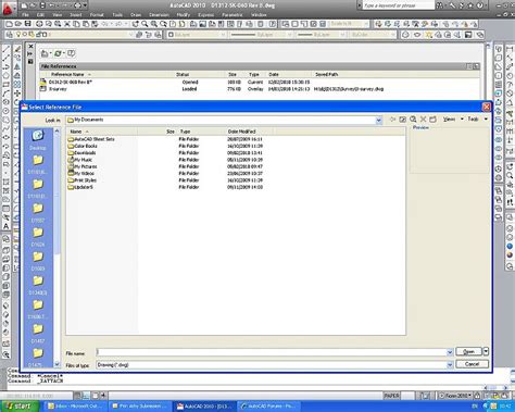 Select X Ref File Window Autocad General Autocad Forums
