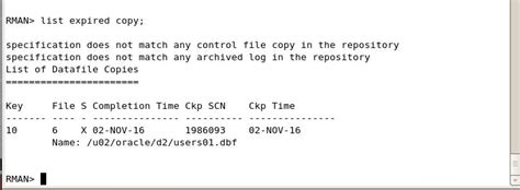 Maintaining RMAN Repository DB Exam Study