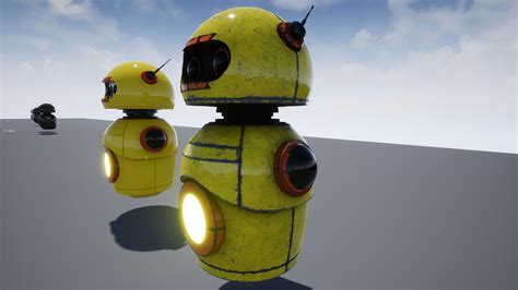 float bot animated character in characters ue marketplace